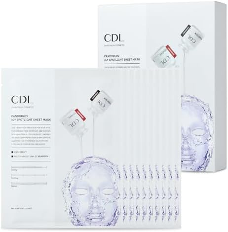 Amazon.com : CANDORLOV CDL Collagen Face Mask Korean Sheet Mask ...