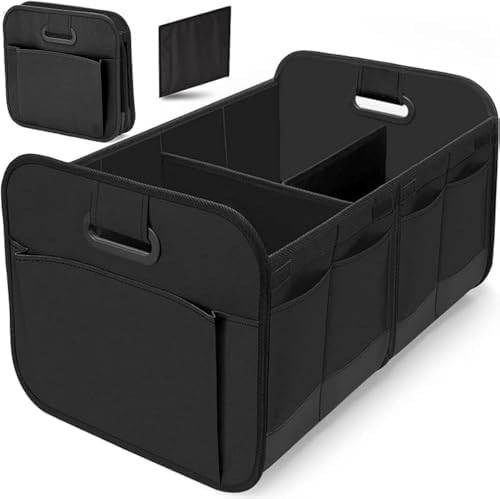 Car Boot Organiser, Large Anti Slip Car Boot Tidy Storage, Foldable ...