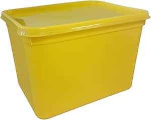 CateringBase Essentials Yellow Colour Food Safe 4 Litre Ice Cream Tubs ...