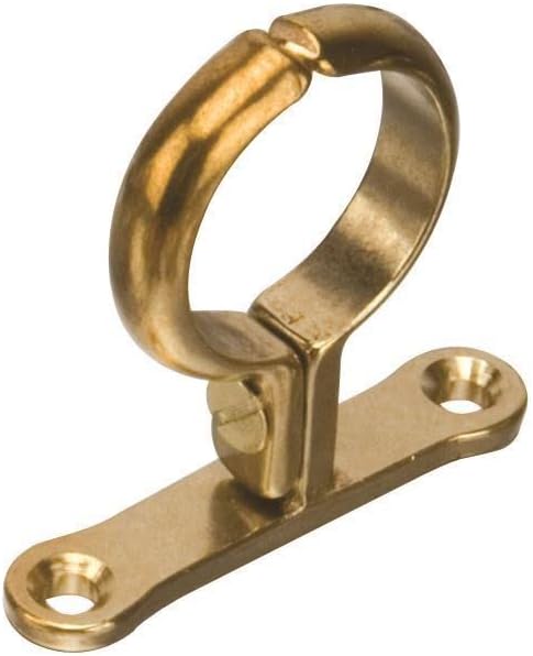 22mm Cast Brass Screw-On Pipe Bracket - Bag of 2 : Amazon.co.uk: DIY ...