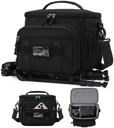 Amazon Basics Large DSLR Camera Gadget Bag - 12.8 x 8 x 9.8 Inches ...