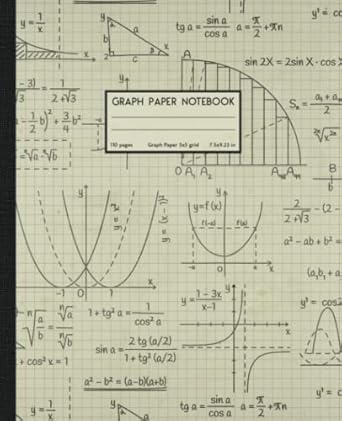 Graph Paper Notebook: Grid Paper Ideal for Scientists, Math or Engineer ...