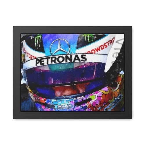 Experience the Speed: Framed Watercolour Fine Art Print of Lewis ...