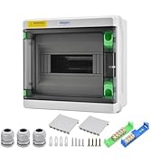 MOLLOM 2 Way Circuit Breaker MCB Distribution Protection Box with DIN ...