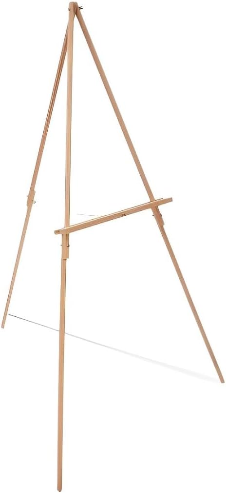 Amazon.com: Traditional Beechwood Wooden Easel Stand for Sign ...