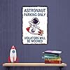 Amazon.com: Perfect Space Gifts for Kids - Astronaut Parking Only Sign ...