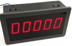 Amazon.com: 1PCS DC 5V 0.56" Red LED Digital Counter Meter Count Timer ...