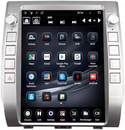 Amazon.com: 12.1 Inch Android 13 Tesla Style Car Radio Upgraded for ...