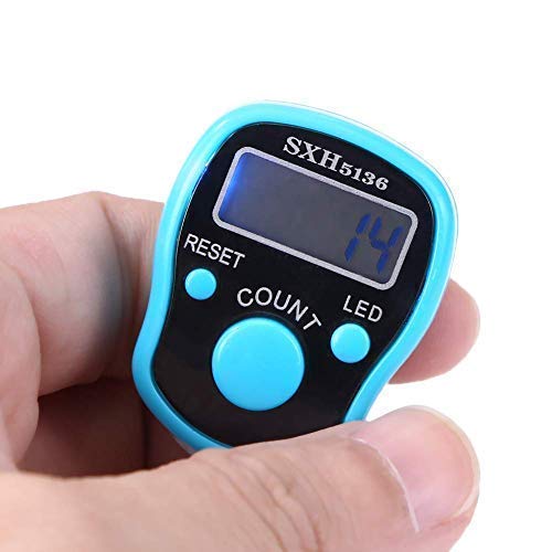 LED 1 Pc Digital 5 Digit Counting Machine Puja Mantra Tasbeeh Tally ...