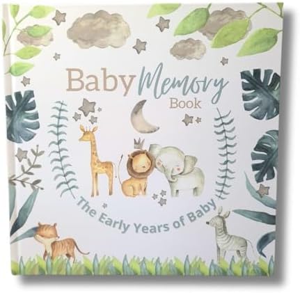 Amazon.com: Baby Milestone Memory Book - First Year Journal - Gift for ...