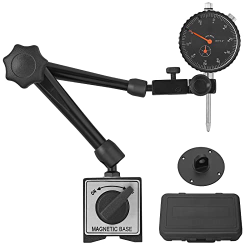 Snapklik.com : Neoteck 0-1/0.001 Dial Indicator And Magnetic Base Set