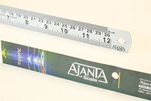 Ajanta Foot Ruler 30 CM White (10 Pcs) Foot Ruler Scale Measuring Scale ...
