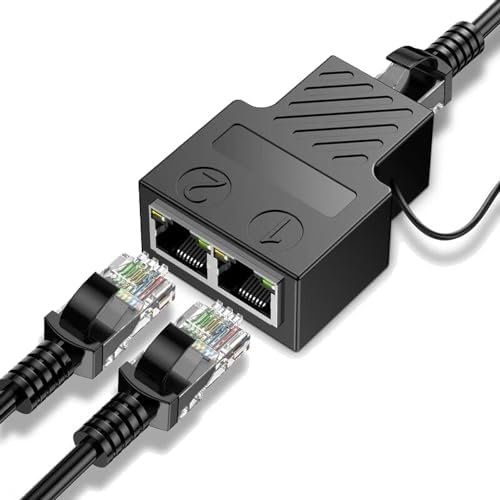 Amazon.com: RJ45 Ethernet Splitter 1 in 2 Out, 100Mbps Internet ...