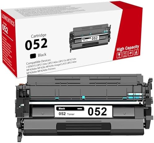 Amazon.com: LeciRoba 052H Black Toner Cartridge Replacement for Canon 052H 052 Toner for Canon ...