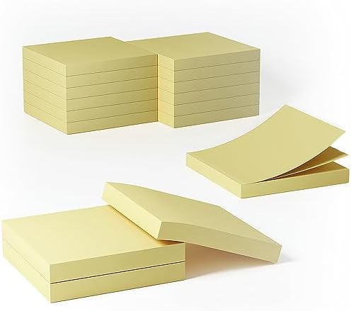 3 x 3 Inches Classics Yellow Sticky Notes,Self-Stick Memo Pads Its ...