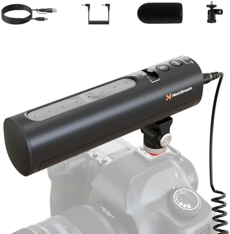 Amazon.com : NearStream Shotgun Microphone for Camera with Cold Shoe ...