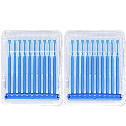 DENTAL TOOL Self Bonding Microbrush Applicator Tips (20Pcs/PK) (Blue ...