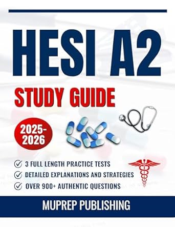 Amazon.com: HESI A2 Study Guide 2025-2026: Contains 3 Full-Length ...