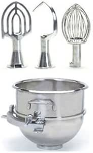 Amazon.com: Globe Food Adaptor Kit for SP60P Mixer w/ Bowl, Whip, Hook ...