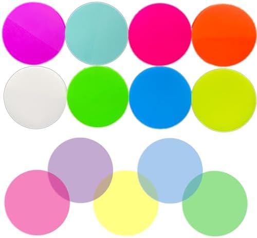 Amazon.com : Round Transparent Sticky Notes, 400 Sheets Cute ...