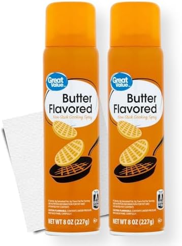 Amazon.com : 2 Packs of Great Value Butter Flavored Cooking Spray 8 Oz ...