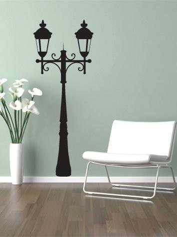 WALLMANTRA Lamp Post Wall Decal Wall Sticker : Size S(8x22) inches ...