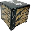 Amazon.com: JapanBargain 4119, Jubako Box Japanese Traditional 3 Tiers ...