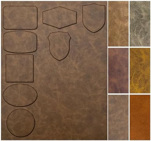 Amazon.com: Laserable Leatherette Sheets with Heat Press Adhesive ...