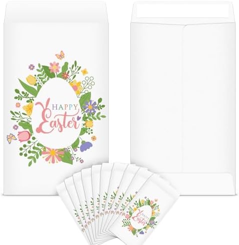 Amazon.com : Fullhawl 50 Pcs Happy Easter Seed Packets Self Adhesive ...