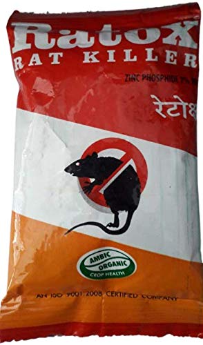 Ratox Rat Killer 50 GM (Zinc Phosphide 2% RB) Pack of 5 : Amazon.in ...
