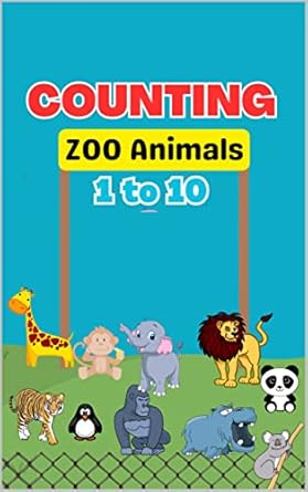 Amazon.com: Counting Zoo Animals 1 to 10: Counting and Activity book ...