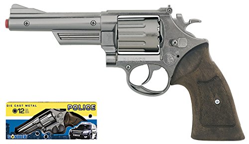 Buy Gonher S.A Metal Police Revolver 12 Shots, Multi Color (Matt ...