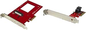 Amazon.com: StarTech.com U.2 to PCIe Adapter - x4 PCIe - for 2.5" U.2 ...