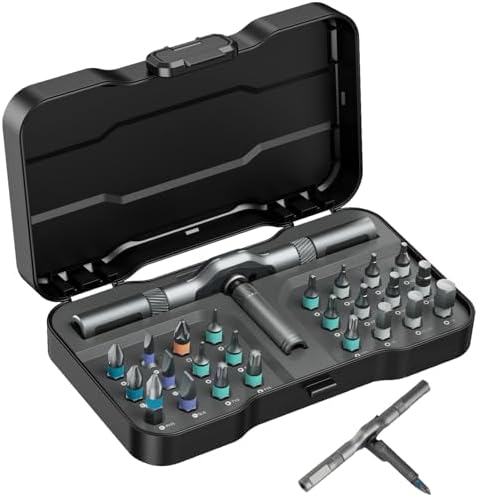 Amazon.com: 24 in 1 Magnetic Screwdriver Set, AMIR Ratchet Screwdriver ...