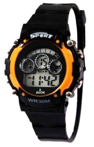 Buy A Avon Sports Digital Black Dial Men's Watch - 1001145 at Amazon.in