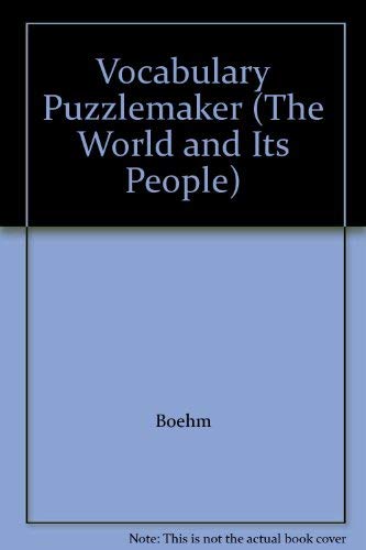 Amazon.com: Vocabulary Puzzlemaker (The World and Its People ...