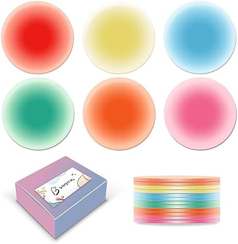 Amazon.com: WEBBYBEAR Cute Coasters 12 Pieces Colorful Acrylic Coasters ...