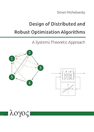 Amazon.com: Design of Distributed and Robust Optimization Algorithms: A ...