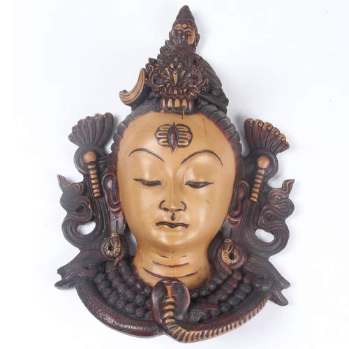 Jodhpury Hand Made Resin Shiva Face Wall Hanging Shiva Mask Vastu Evil ...
