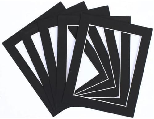 Alison Kingsgate 40x50cm Black Picture Mounts to Fit 40x30cm Size Photo ...