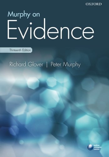 Amazon.com: Murphy on Evidence: 9780199669875: Glover, Richard, Murphy ...
