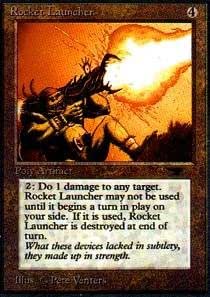 Amazon.com: Magic The Gathering - Rocket Launcher - Antiquities : Toys ...