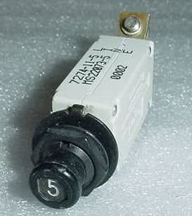 7274-11-5, MS22073-5, Slim 5A Klixon Aircraft Circuit Breaker: Amazon ...