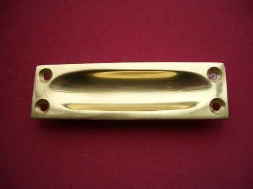 Amazon.com: The Home Fusion Company Flush Recessed Solid Brass Pull ...