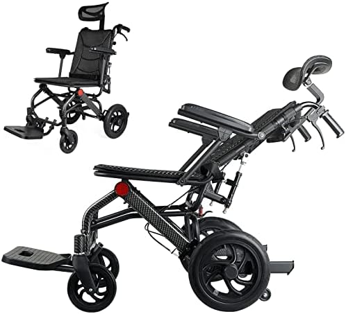 Amazon.com: Cerebral Palsy Wheelchair for Children & Adult, Foldable Fully Reclining Wheelchair ...