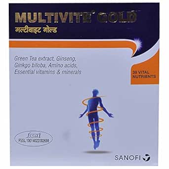 Multivite Gold - Strip of 15 Capsules : Amazon.in: Health & Personal Care