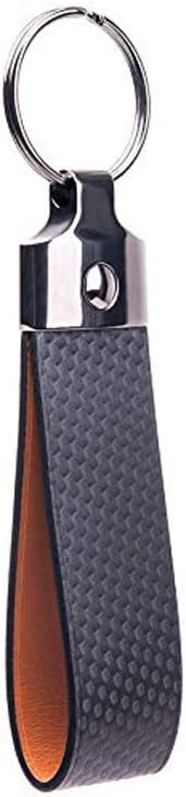 Amazon.com: MERIT OCEAN Black Leather Valet Keychain, Handmade Genuine ...