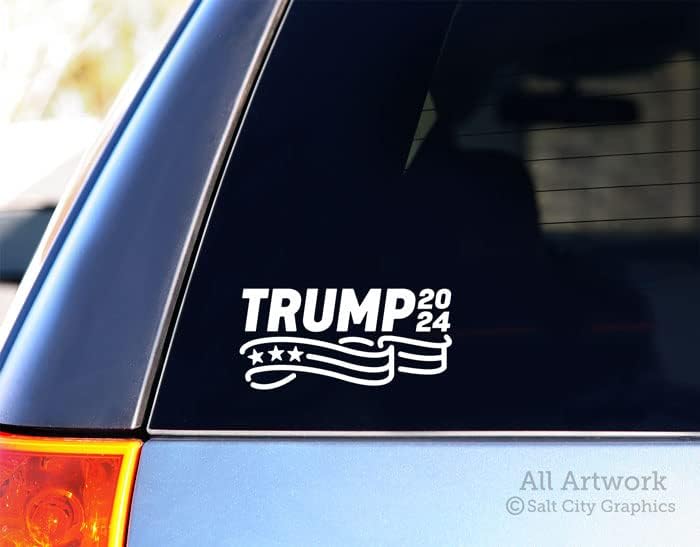 Amazon.com - Trump 2024 Decal - Trump for President Sticker - Political ...