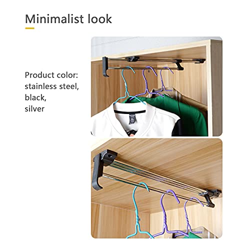 Telescopic Clothes Hanger – 11.8-20.4inch Clothes Hanger Retractable ...