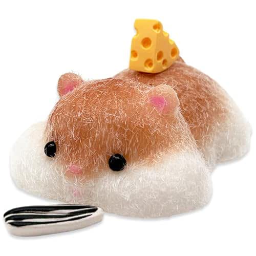 Amazon.com: Handmade Lying Hamster Taba Squishy Toy - Cute Realistic ...